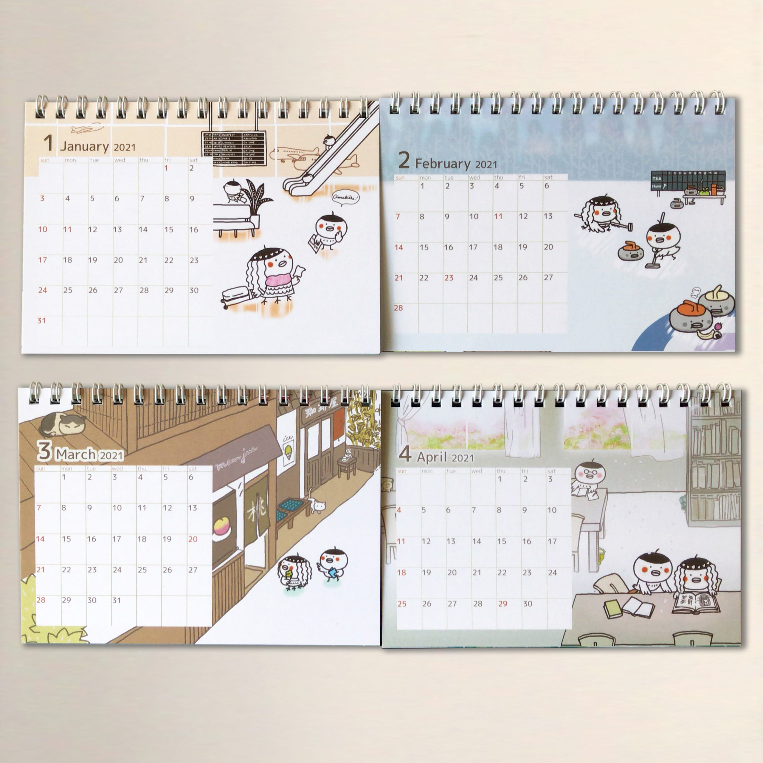 calendar2021 1234 | ススメ隊長オフィシャルサイト